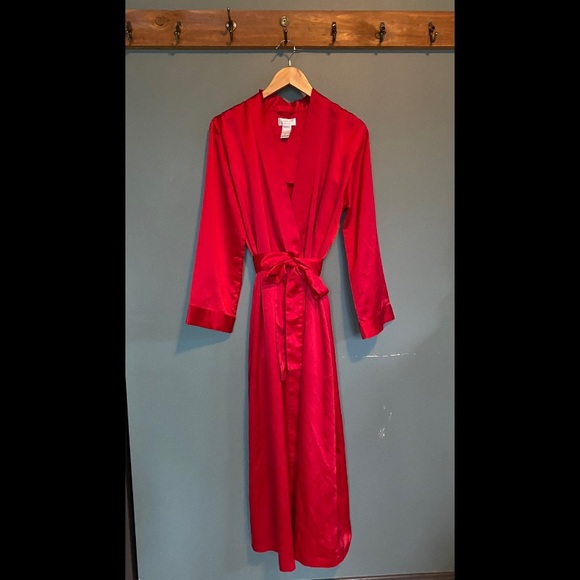 Cabernet | Intimates & Sleepwear | Satin Ruby Robe | Poshmark